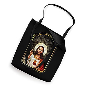 Sacred Heart of Jesus Christ Catholic Immaculate Heart Jesús Tote Bag