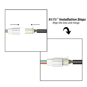 RUTU 4 Wire full wave Universal Voltage Regulator Rectifier Replacement - Boat Motor, Motorcycle, GY6 50 150cc Scooter, Moped, Go Kart, TAOTAO, ATV Rectifier- AC to DC Rectifier 12v Voltage Regulator