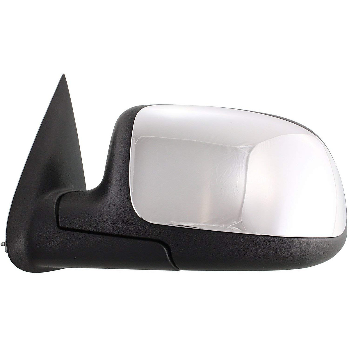 Kool Vue Left & Right Manual Non-Heated Door Mirrors Compatible With Chevrolet Silverado 1500 1999-2006 Without Blind Spot Feature Chrome Pair Extended Cab & Standard Cab