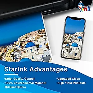 starink Compatible LC3013bk LC3013 Ink Cartridge Replacement for Brother LC3011 LC3011BK lc 3013 for MFC-J497DW MFC-J895DW MFC-J491DW MFC-J690DW Printer(Black) 4 Packs