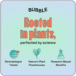 Bubble Skincare Float On Soothing Face Oil - Lightweight, Hydrating Facial Oil to Help Soothe & Calm Skin - Enriched with Safflower Oil and Prickly Pear - Skin Care Suitable for All Skin Types (30ml)