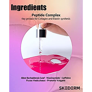 SKEDERM Lifting Patch Peptide | V Shaped Slimming Face Mask Double Chin Reducer V Line Lifting Mask
