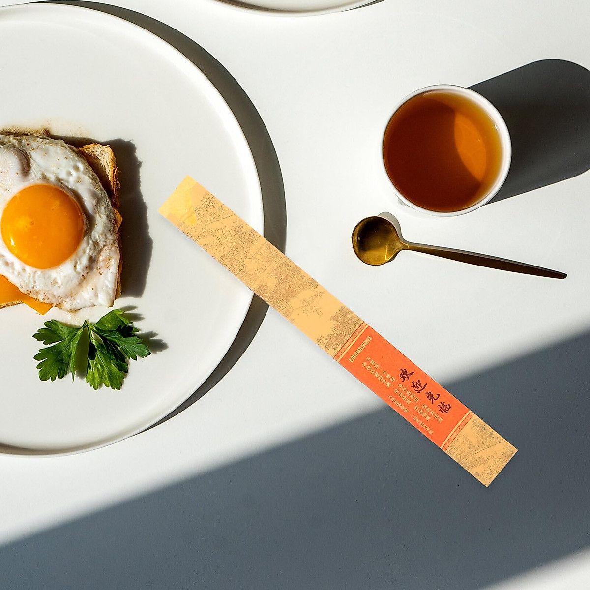 Healvian Paper Bags 500pcs Disposable Chopsticks Bags Paper Cutlery Holder Chopsticks Flatware Holder Cutlery Bags Pocket Sleeves Utensils Sleeves A Paper Chopsticks Sleeve