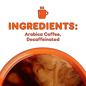 Dunkin' Decaf Medium Roast Ground Coffee, 20 Ounce (Pack of 6)