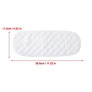 10PCS Three-Layers Cotton Diaper Reusable Solid Casual Infant Baby Cloth Diaper Covers Nappy Liners Insert (Three Layers - S, 30x11cm / 11.81x4.33in)