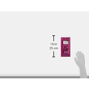 Guerrilla Silicone Case for Texas Instruments TI-84 Plus CE Color Edition Graphing Calculator With Screen protector and Graphing Ruler, Pink