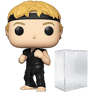 POP Johnny Lawrence [Cobra Kai] Funko Vinyl Figure (Bundled with Compatible Pop Box Protector Case), Multicolor, 3.75 inches