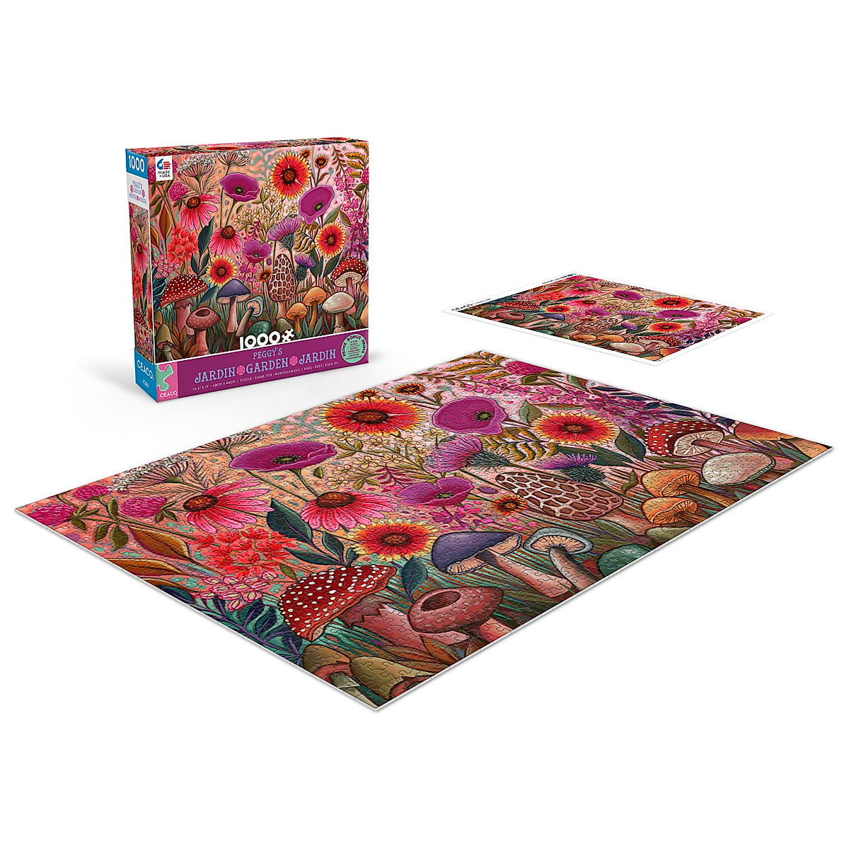 Ceaco - Peggy's Garden - Morel of The Story - 1000 Piece Jigsaw Puzzle