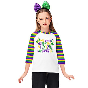 Boys Thanksgiving Shirts Girl's Raglan Sleeve Thankful Grateful Blessed Shirt Color Block Tee 11-12 Years
