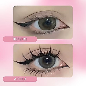 Ninetynine Dreams Tower Top Style Individual Manga Manhua Anime Lash Extensions (9-13mm) C Curl Reusable False Eyelash Soft & Lightweight Volume Lash Clusters