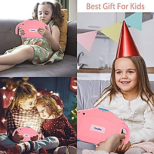 Tablet for Toddlers Tablet Android Kids Tablet with WiFi Dual Camera 32GB Storage 1024 x 600 Screen Parental Control Google Playstore YouTube Netflix for Boys Girls Android 10