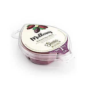 Shortie's Candle Company Mulberry Natural Soy Soy Wax Melts 3 Pack - 3 Highly Scented 3 Oz. Bars - Made with 100% Soy and Essential Fragrance Oils - Phthalate & Paraffin Free, Vegan, Non-Toxic