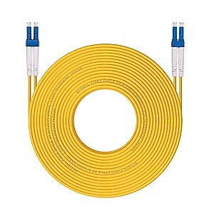 2 Pack 1.25Gb Singlemode Module with 20m OS2 LC to LC Fiber Cable, 1000BASE-LX/LH Compatible for Netgear AGM732F, Ubiquiti,Mikrotik, Intel, D-Link and More