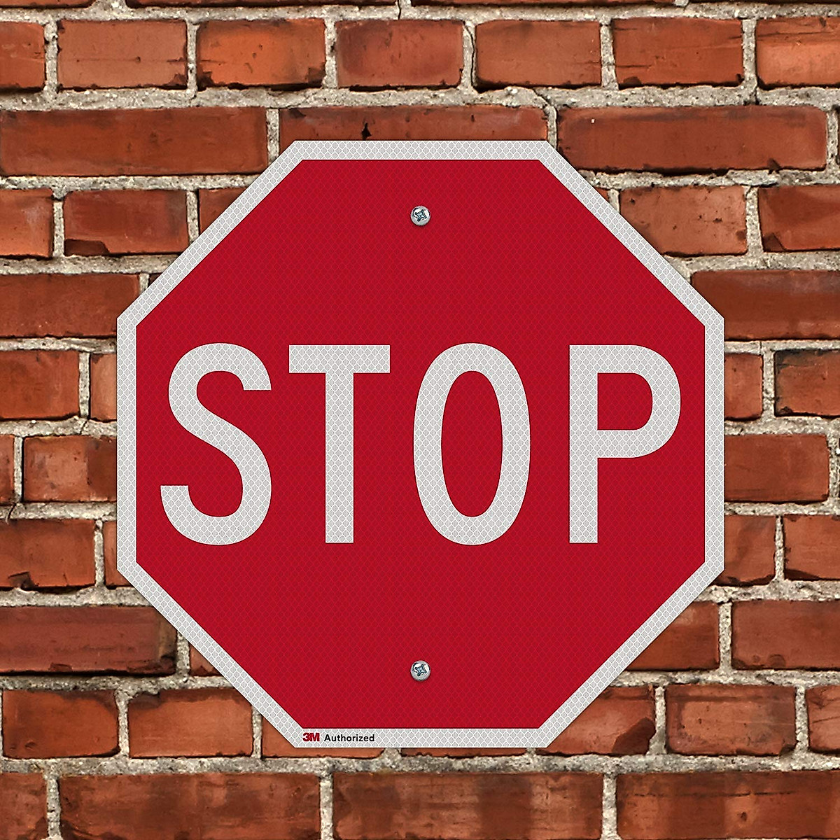 SmartSign "STOP" Sign | 12" 3M High Intensity Grade Reflective Aluminum