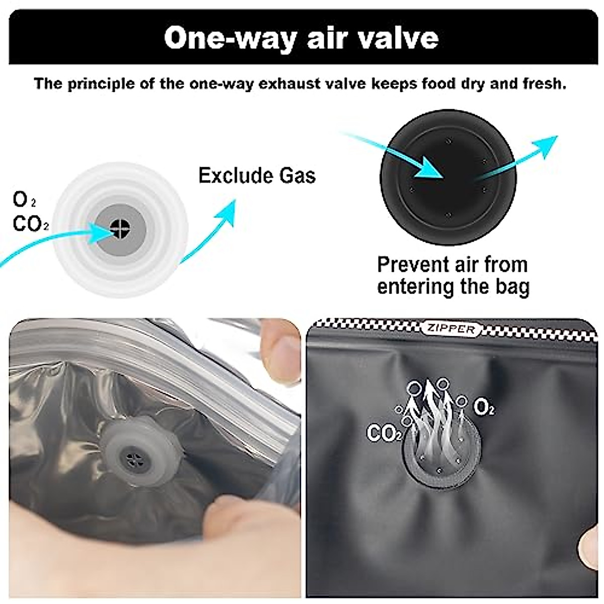 ODDIER 16oz 1 lb 60pcs Coffee Bags with Valve,Vented Coffee Bags Barrier Bags Store Bags Coffee Packaging Coffee Storage Pouches（White）