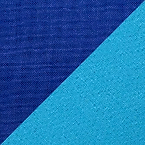 SensaCalm Sensory Weighted Lap Pad, Weighted Calm Blanket Dazzling Blue and Scuba Blue, 2 lbs 12 x 18 inches