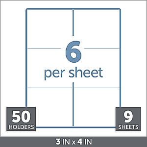 Office Depot® Brand Name Badge Kit, Pack of 50