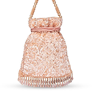 Aheli Indian Potli Bags for Women Evening Bag Clutch Ethnic Bride Purse with Drawstring (P15PCH)