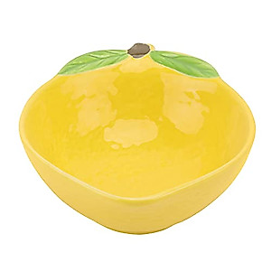 Dessert Dish Plates Snacks Fruit Salad Platter Ceramic Bowl Dish Platter Pastry Plate Lovely Table Decoration Lemon
