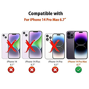 SZHAIYU Leather Wallet Phone Cases Compatible with iPhone 14 Pro Max Case with Card Holder Men 6.7'' 2 in 1 Detachable Back Cover (Coffee,IP 14 Pro Max)