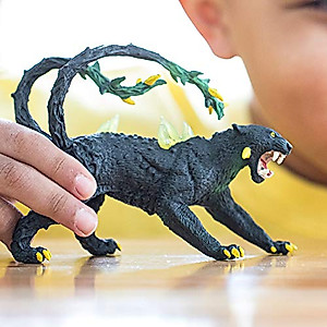 Schleich Eldrador Creatures Mythical Shadow Panther Action Figure - Mischievous Shadow Panther with Transparent Spines, Durable Toy for Boys and Girls, Gift for Kids Age 7+