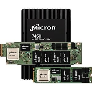 Micron 7450 MAX - SSD - 3.2 TB - U.3 PCIe 4.0 (NVMe)