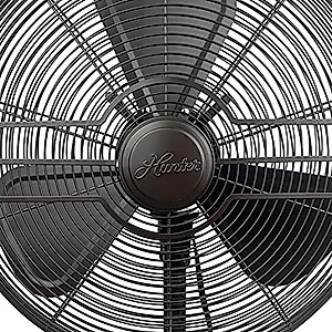 HUNTER 16" Adjustable 3 Speed Retro Pedestal Stand Floor Fan in Oil-Rubbed Bronze