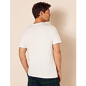 Amazon Essentials Men's Crewneck Undershirt, Pack of 6, White, X-Large
