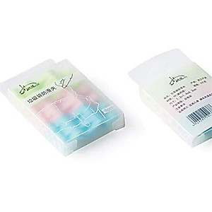 U-M PULABO DurableCreative Colorful Trash Can Clip Garbage Bag Fixed Clip Household Trash Can Anti-Slip Holder, 6Pcs/Set Adorable Quality & Practical