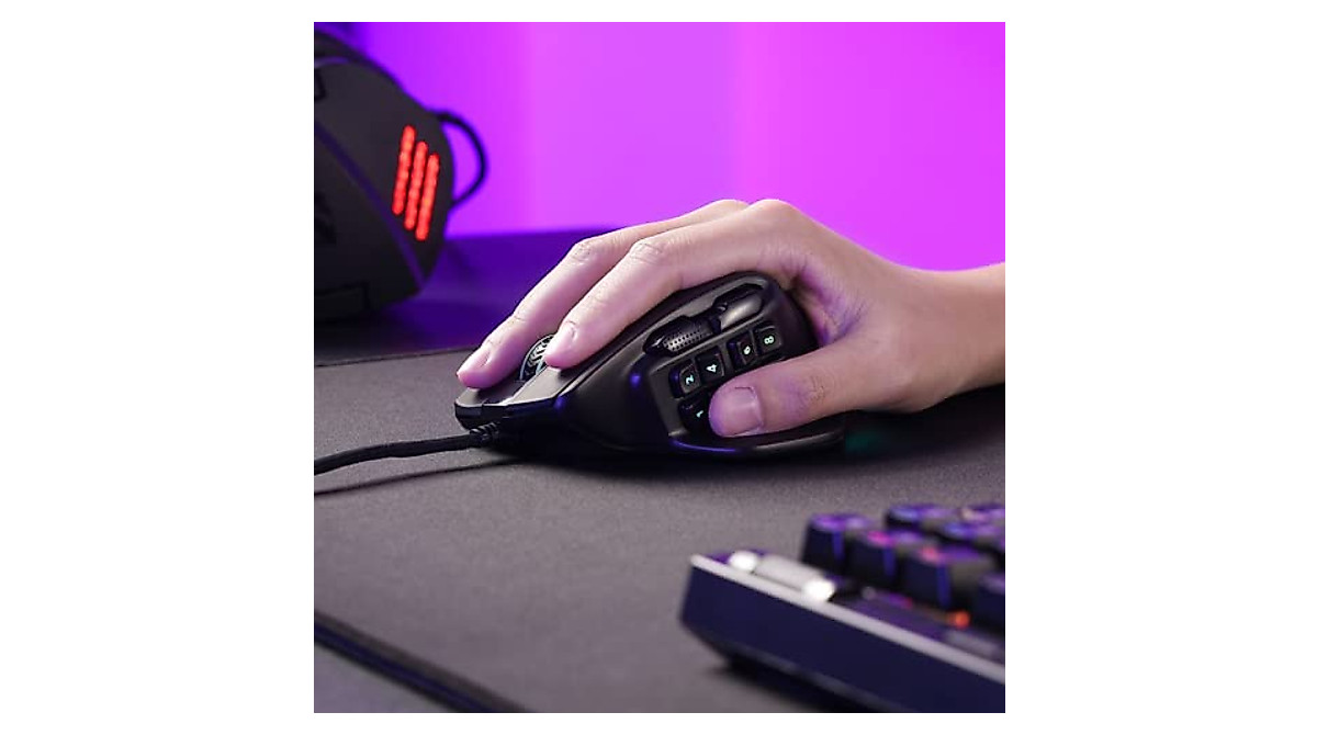 Redragon M811 Aatrox MMO Gaming Mouse - 15 Programmable Buttons