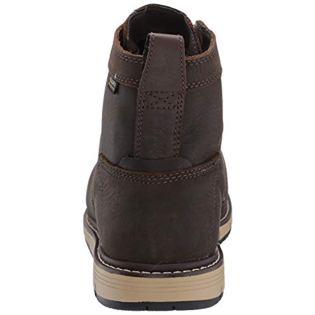 KEEN Utility Men's San Jose 6” Alloy Toe Waterproof Wedge Work Boots, Cascade Brown/Black, 12 2E (Wide) US