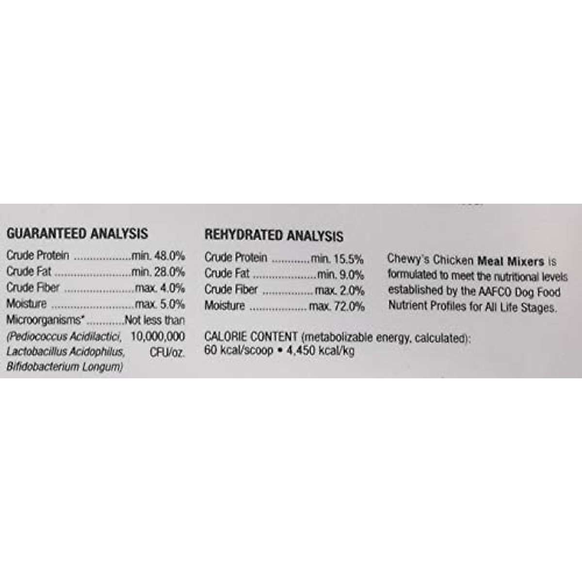 Stella & Chewy's Freeze Dried Raw Chewy’s Chicken Meal Mixers – Dog Food Topper for Small & Large Breeds – Grain Free, Protein Rich Recipe – 3.5 oz Bag