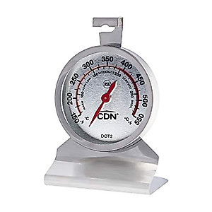 CDN DOT2 09502000954 ProAccurate Oven Thermometer, 1 EA, Silver