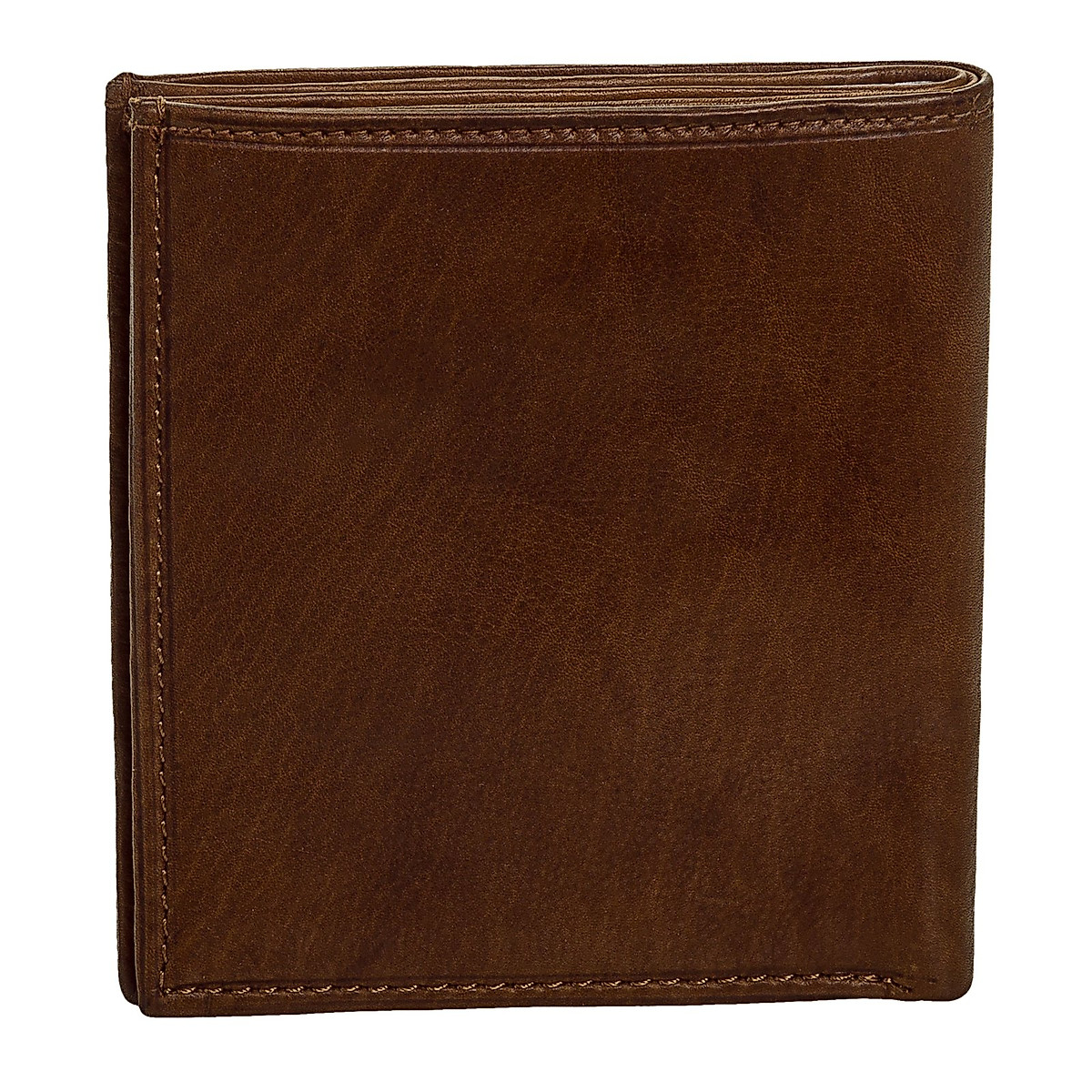 Paul & Taylor Men's Leather Big Hipster Bifold Wallet (British Brown)