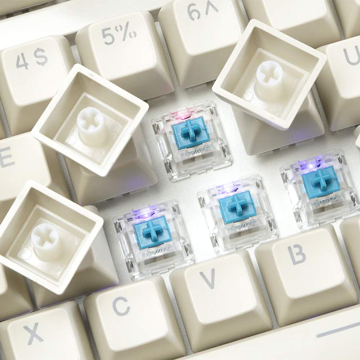 EPOMAKER Ajazz AK510 104 Keys Retro Mechanical Keyboard with PBT SP Spherical Keycaps and RGB Backlight for Gamer, Programmer, Office Work for or iOS Android Windows (Zorro Brown Switch)