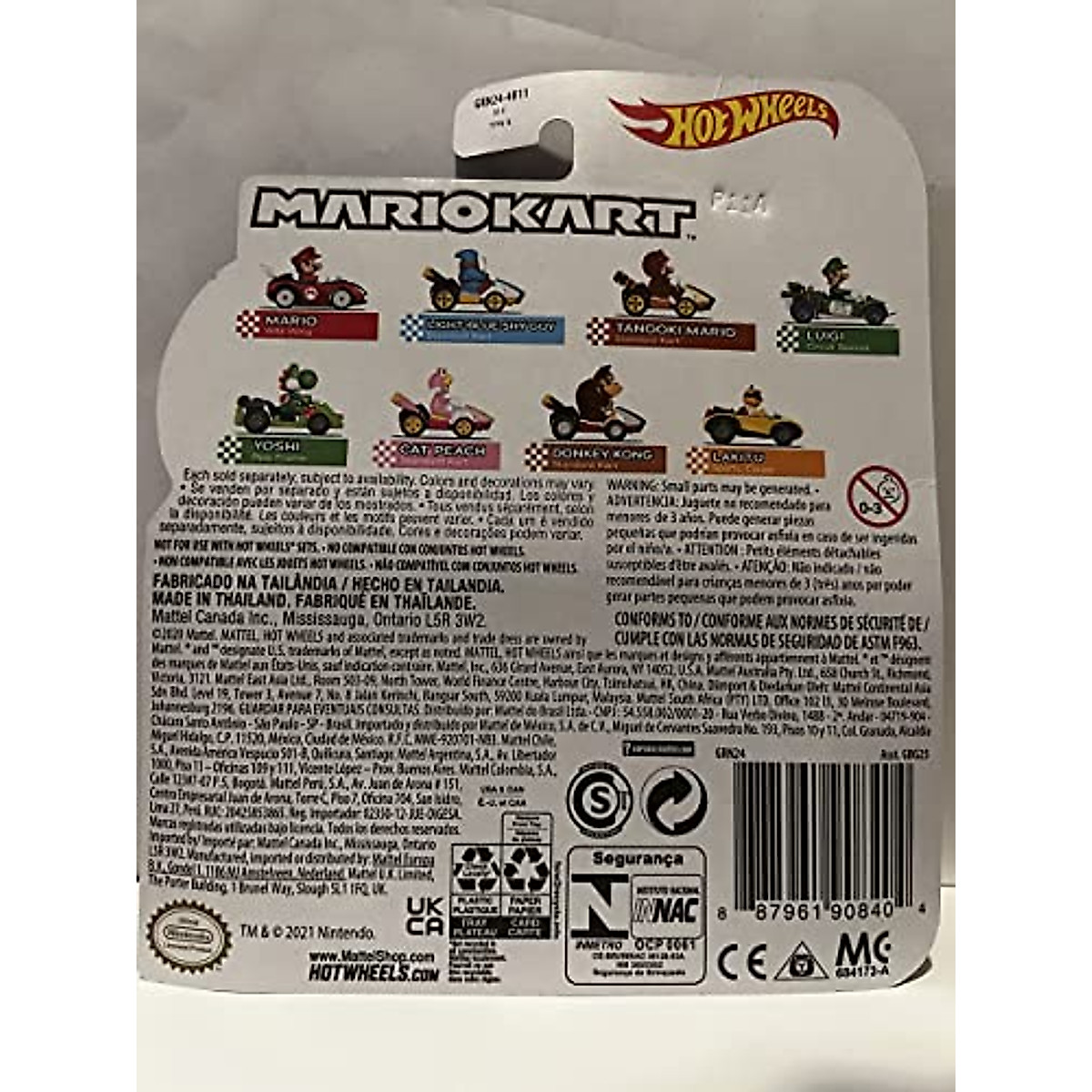DieCast Hot Wheels Mario Kart Donkey Kong - Standard Kart