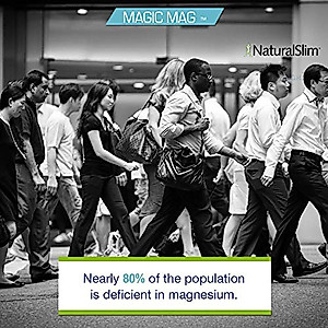 NaturalSlim Magicmag Pure Magnesium Citrate Powder – Stress, Constipation, Muscle, Heart Health, and Sleep Support | Natural Strawberry & Lime Flavored Magnesium Supplement - 8oz Drink Mix (Solo)