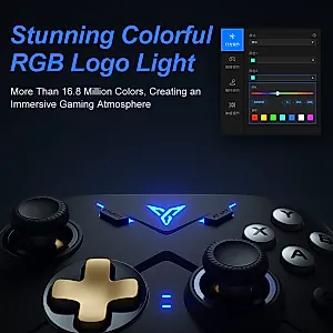 FLYDIGI Vader 2 Pro Wireless Multi-Platform Game Controller, Dual Vibration Motor, 6-Axis Gyroscope Motion Sensing, 80 Hours Battery Life, Compatible with Nintendo Switch, iOS, PC, Android