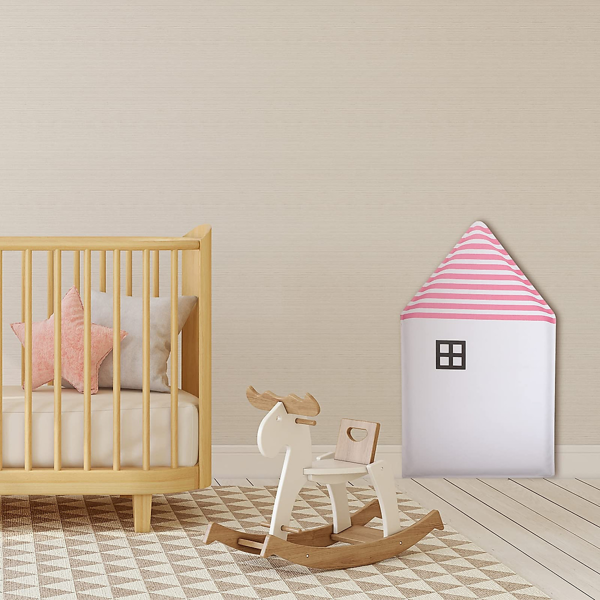 Garneck 4pcs 15cm Soft Wall Sticker 3D Wall Panels Sound Dampening Panels Tatami Wall Panels Stickers for Kids Gym Mat Kids Wall Padding Foam Play Mat Decor House PVC Child Anti-Collision