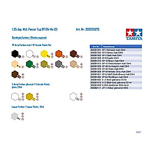 Tamiya Models Chi Ha Type 97 Tank (Japanese)