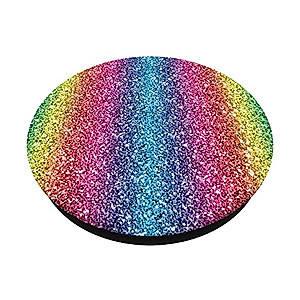 Rainbow stripes multicolored PopSockets Swappable PopGrip
