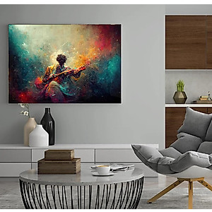 Jimi Hen drix Poster Music Posters for Room Aesthetic, Wall Art Room Decor Merch Stuff Prints for Fans Unframe 12x18inch