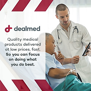 Dealmed 5" x 9" Abdominal (ABD) Combine Pads, Sterile, Individually Wrapped, Disposable, Latex-Free Wound Dressing for First Aid Kit and Medical Facilities, 20/Box (Pack of 1)