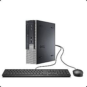 Dell OptiPlex 9020 USFF Desktop Computer PC, Intel Quad Core i7-4770s up to 3.9GHz, 8G DDR3, 256G SSD, WiFi, BT, 4K Support, DP, VGA, Windows 10 Pro 64 Bit-Language English/Spanish/French(Renewed)
