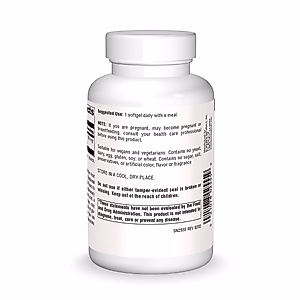 Source Naturals Omega-7 Sea Buckthorn Fruit Oil, Non-GMO, Vegan-Sourced for Health and Vitality* - 120 Vegan Softgels