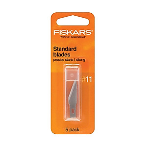 Fiskars Fingertip Precision/Detail Knife with Standard No. 11 Blades 5/Pkg