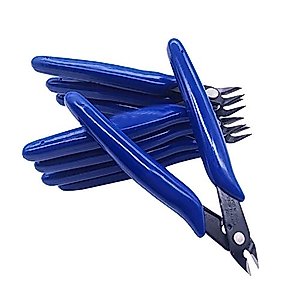 KAHIOE 5Pcs/PACK 170 Flush Cutter Internal Spring Cutting Pliers Small wire cutters