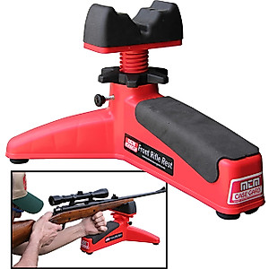 MTM FRR-30 Front Rifle Rest Ideal Shooting Rest for Rifle Shotgun Handgun, USA Made, Red