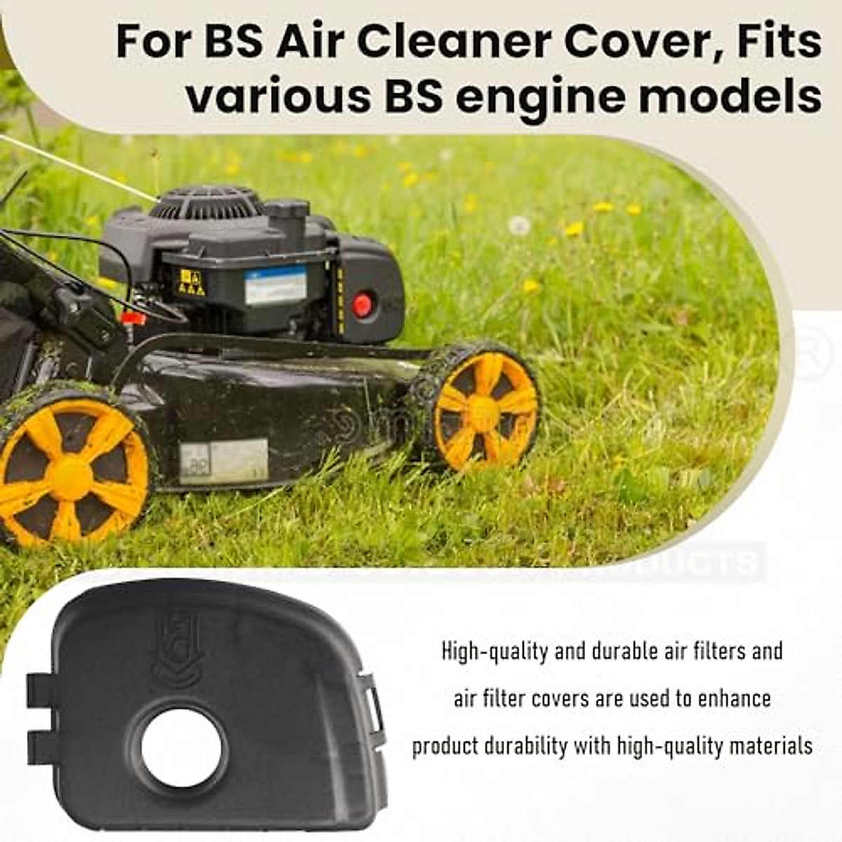595660 Air Cleaner Cover & 799579 Air Filter Kit Compatible with B&S 590581 08P502 08P602 09P602 09P702 Series Engine for MTD Troy Bilt Lawn Mower and Blower - 2Pack