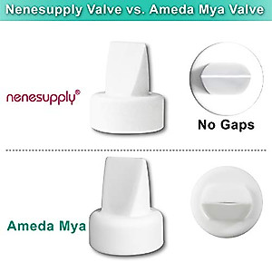 Nenesupply Duckbill Valves Compatible with Ameda MYA and Ameda MYA Pro Breastpumps. Replacement Kit for Ameda MYA and Ameda Pump Parts Replace Ameda Valves Compatible with Ameda Flange